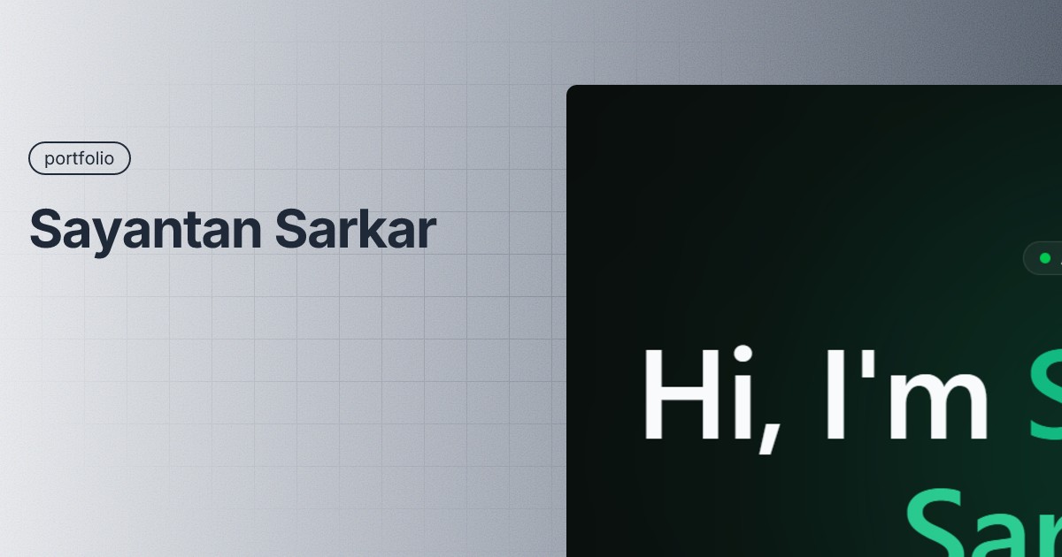 Sayantan Sarkar
